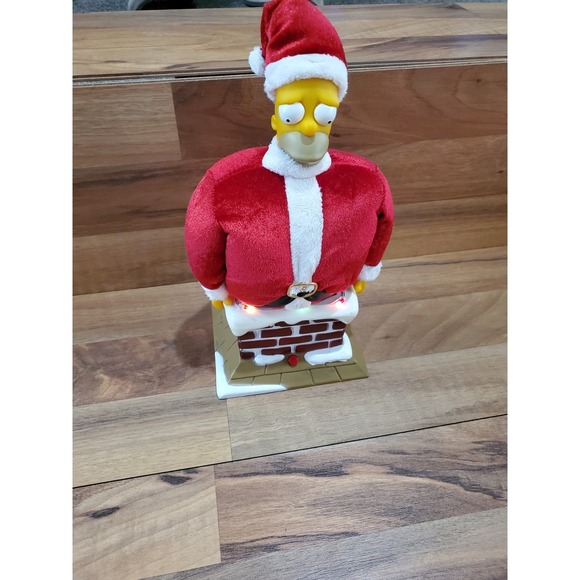 Gemmy | Holiday | Gemmy The Simpsons Santa Homer Talking Santa In ...